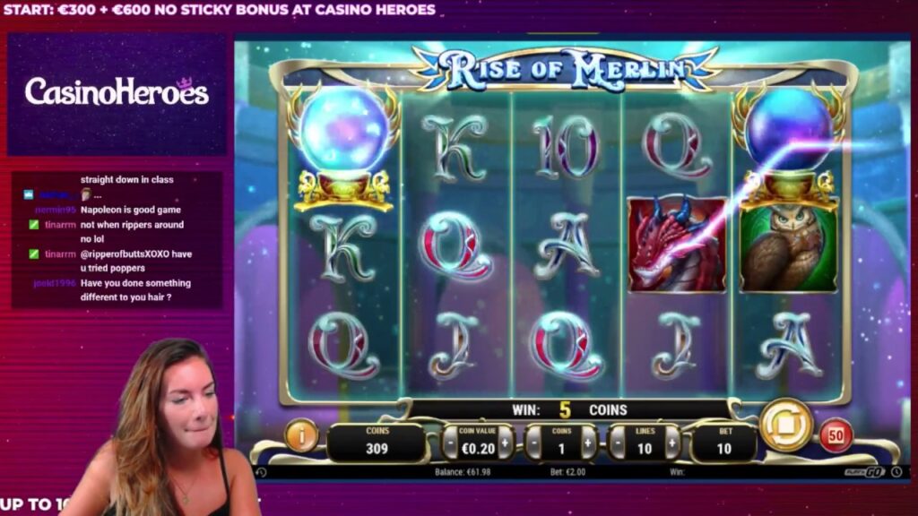 total LINE ascension OF MERLIN large WIN – Big Win Videos